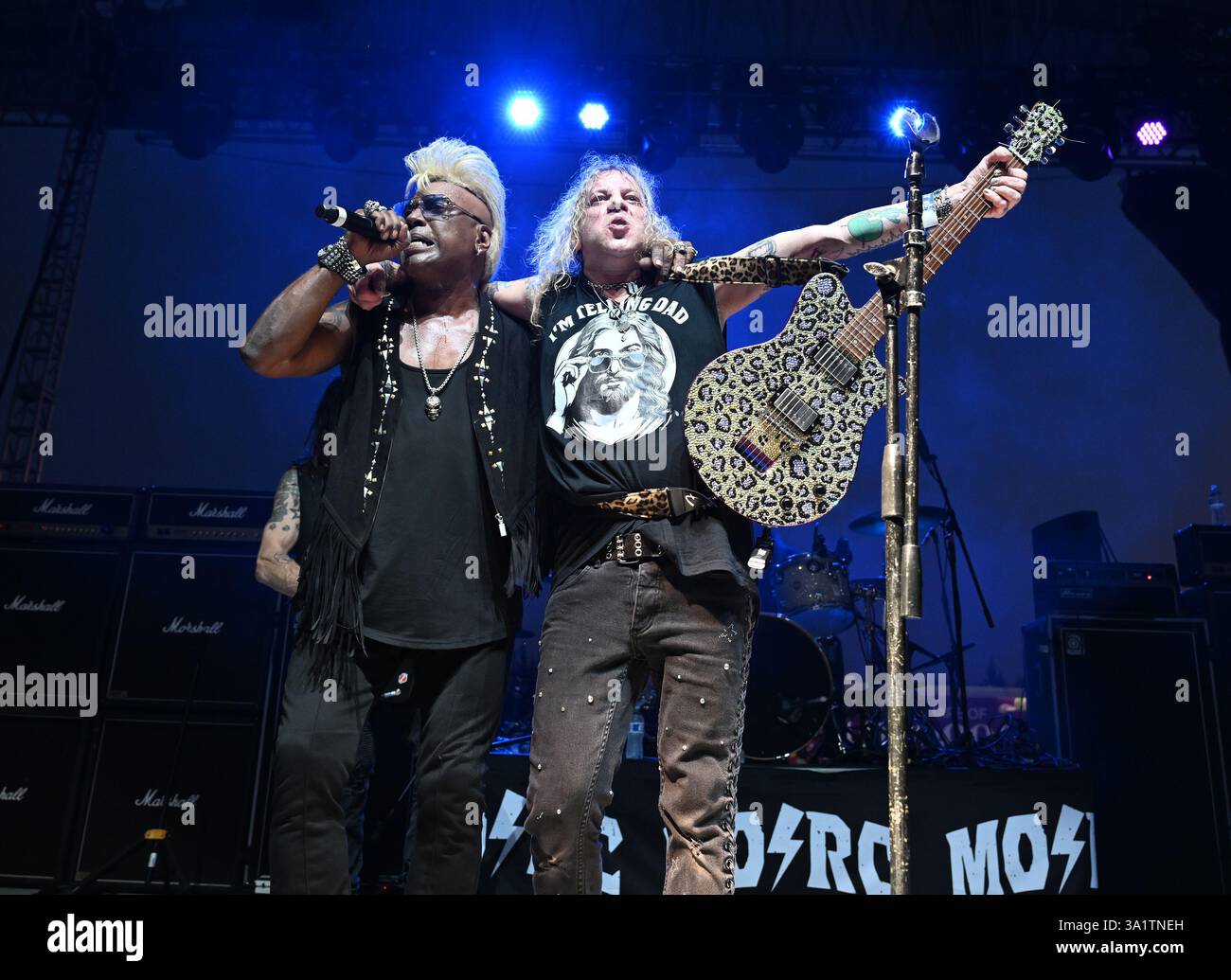 Miami, FL, USA. 09th Mar, 2025. Ted Poley and Jean Beauvoir perform ...