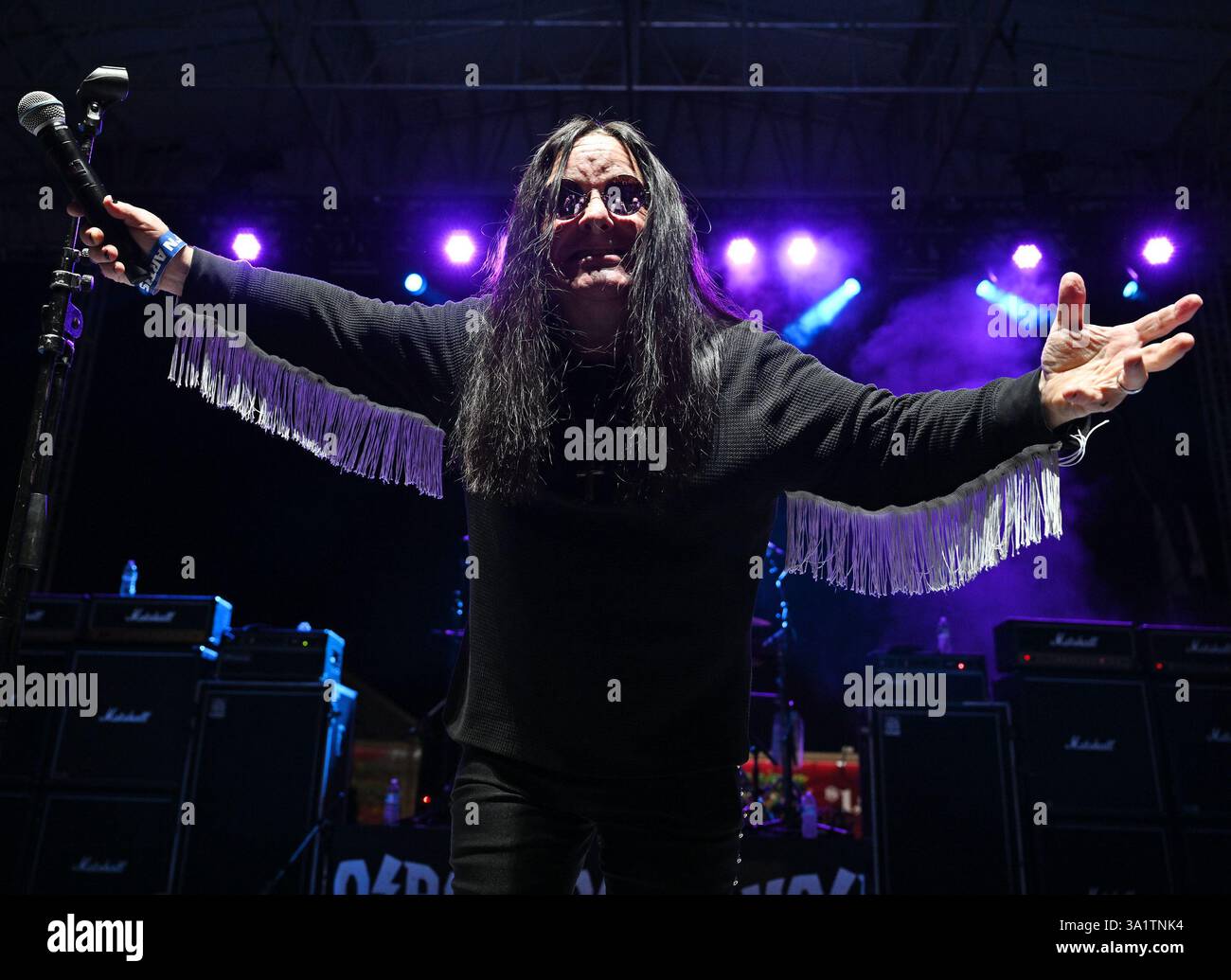 Miami, FL, USA. 09th Mar, 2025. Little Ozzy performs during the 2025 ...