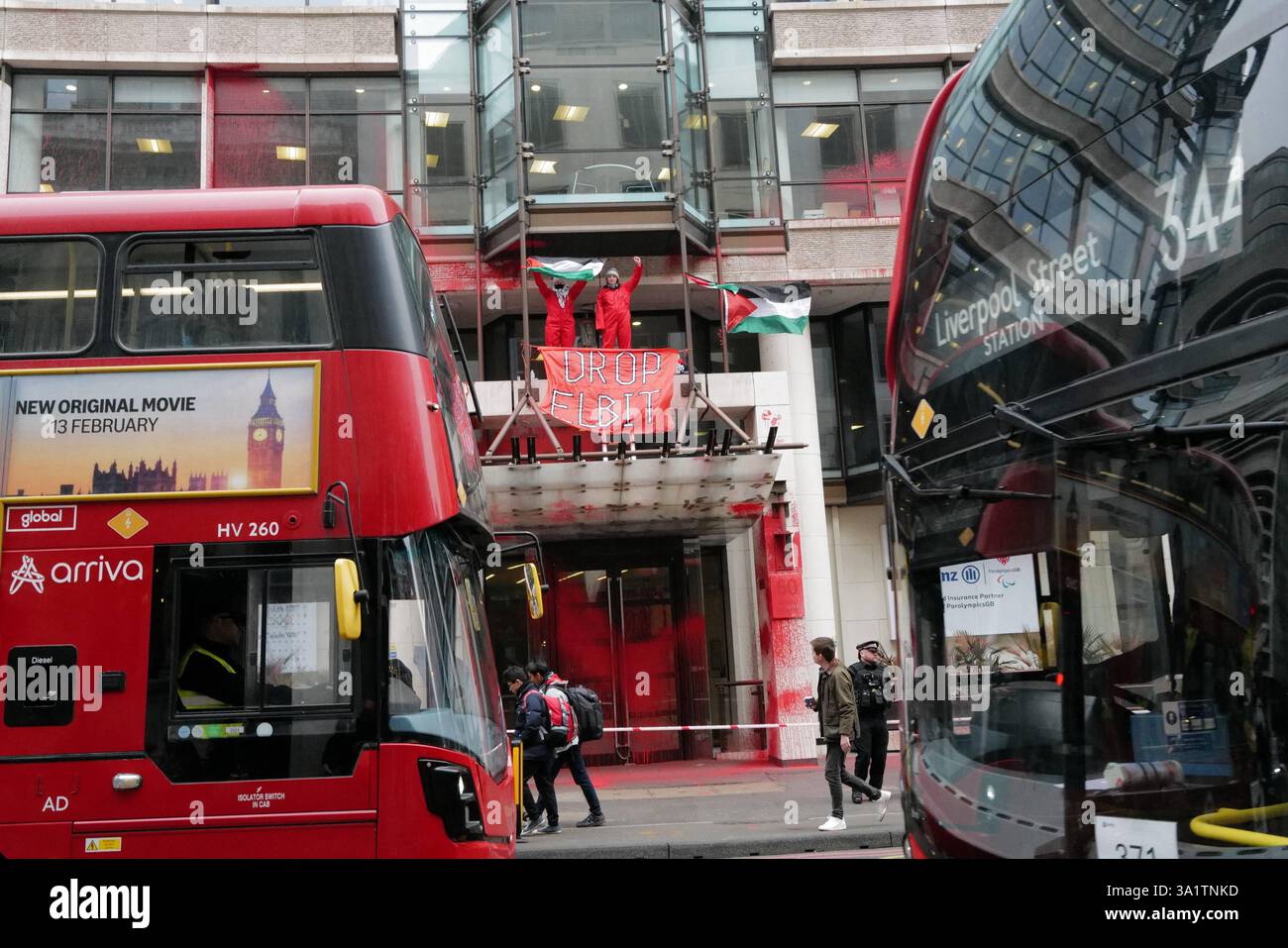 RECORD DATE NOT STATED Protest against Elbit Systems in London ...