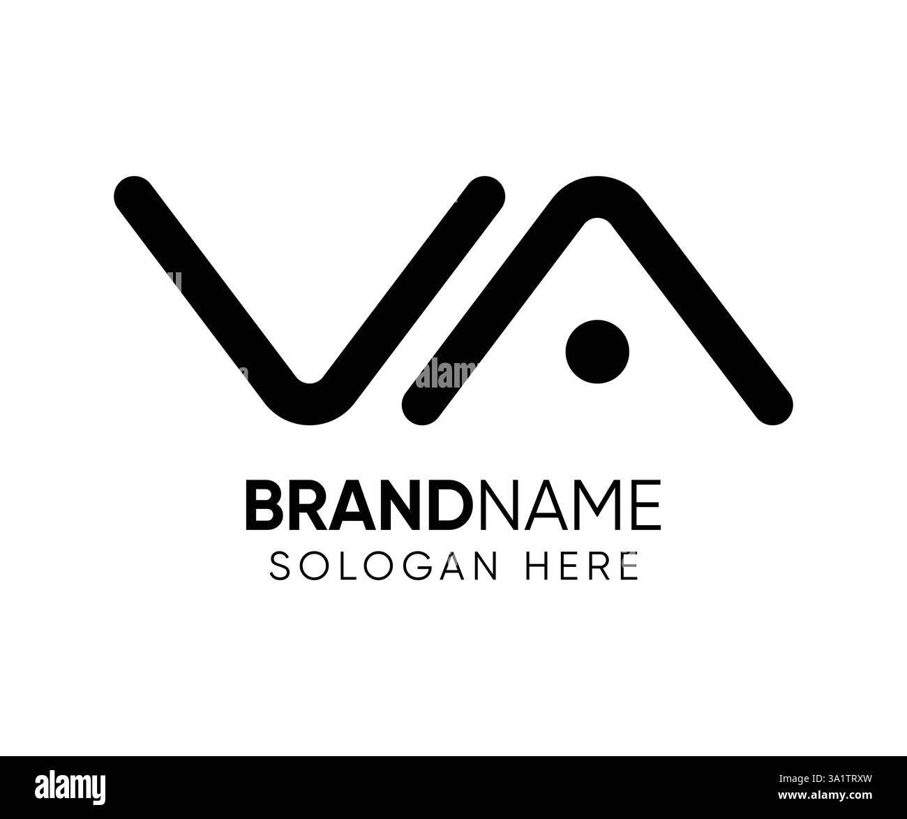 V A logo design vector template Stock Vector Image & Art - Alamy