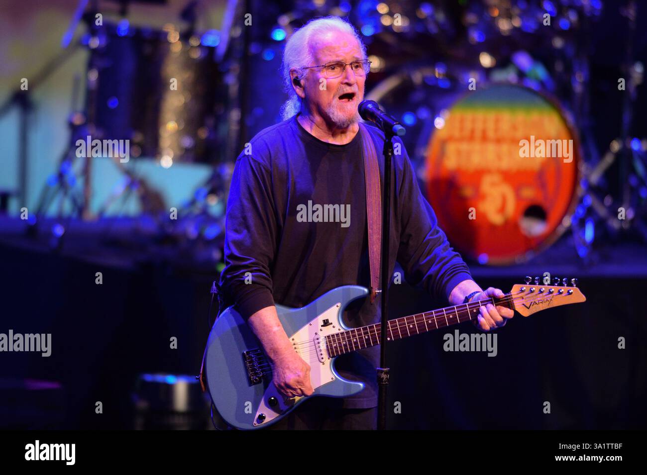 Fort Lauderdale, USA. 09th Mar, 2025. David Freiberg performs with ...