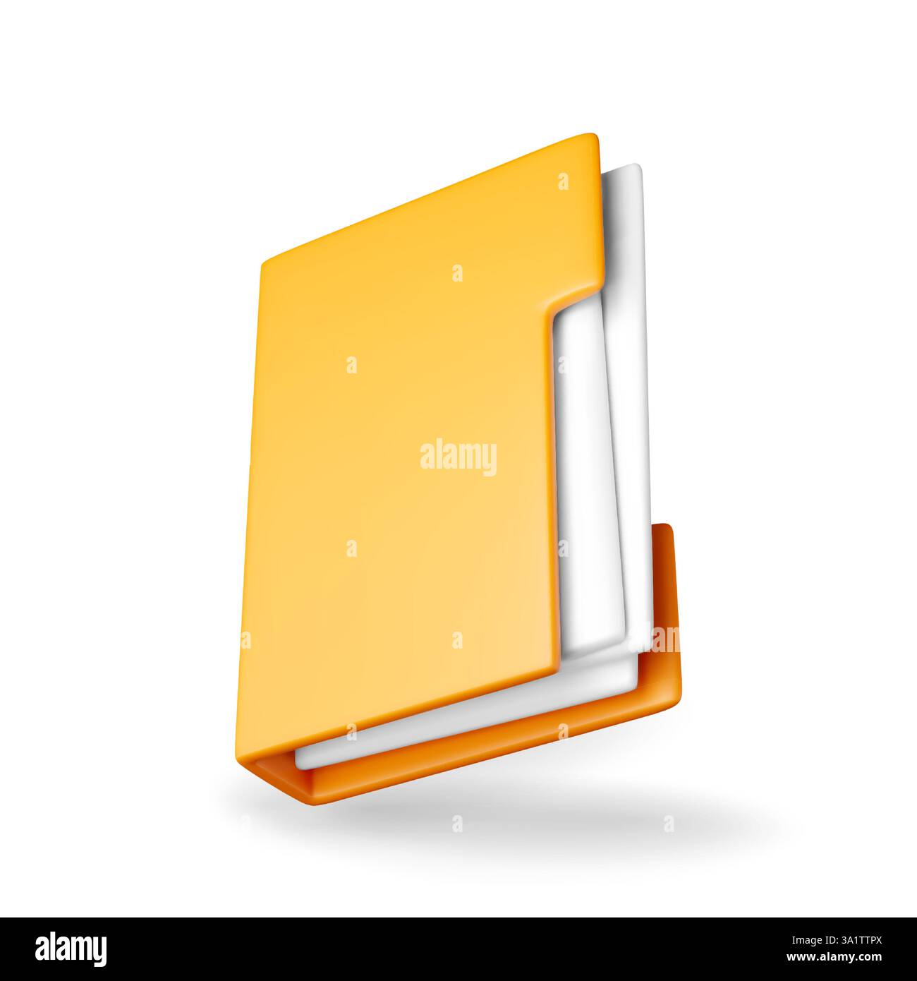 Yellow folder icon cartoon hi-res stock photography and images - Alamy