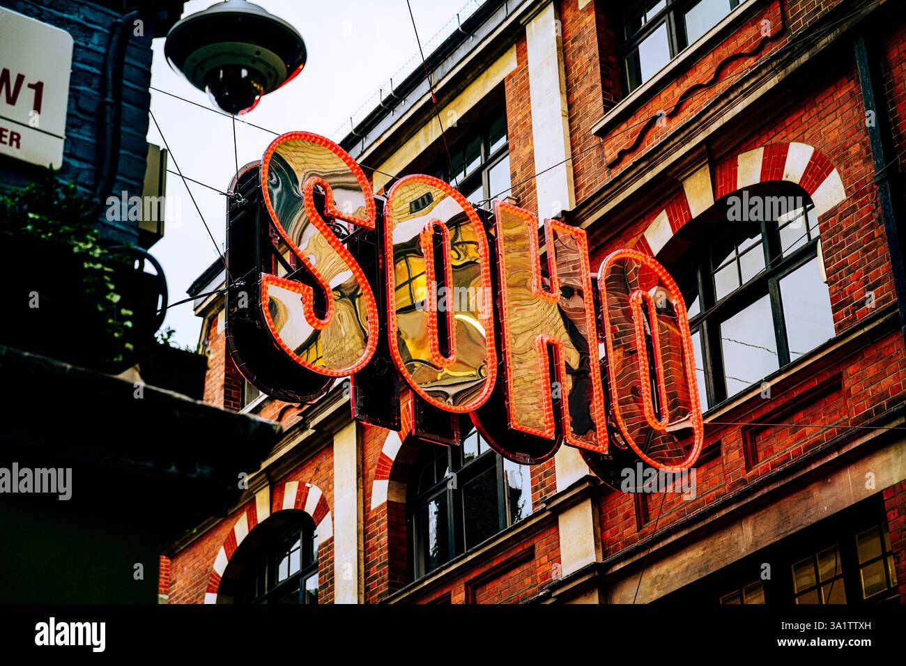 SOHO sign, London England Stock Photo - Alamy