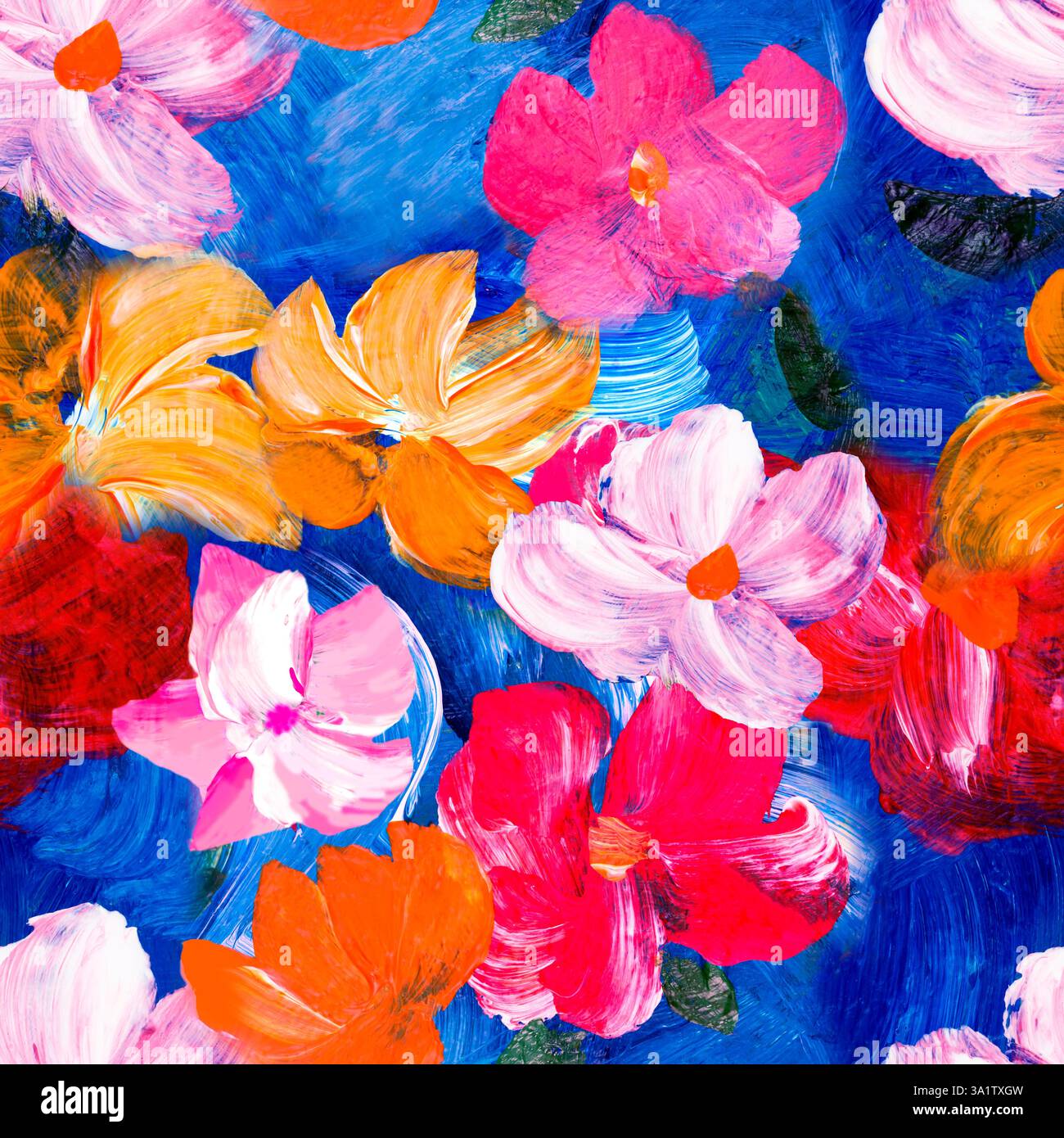 Abstract painting flowers hi-res stock photography and images - Alamy