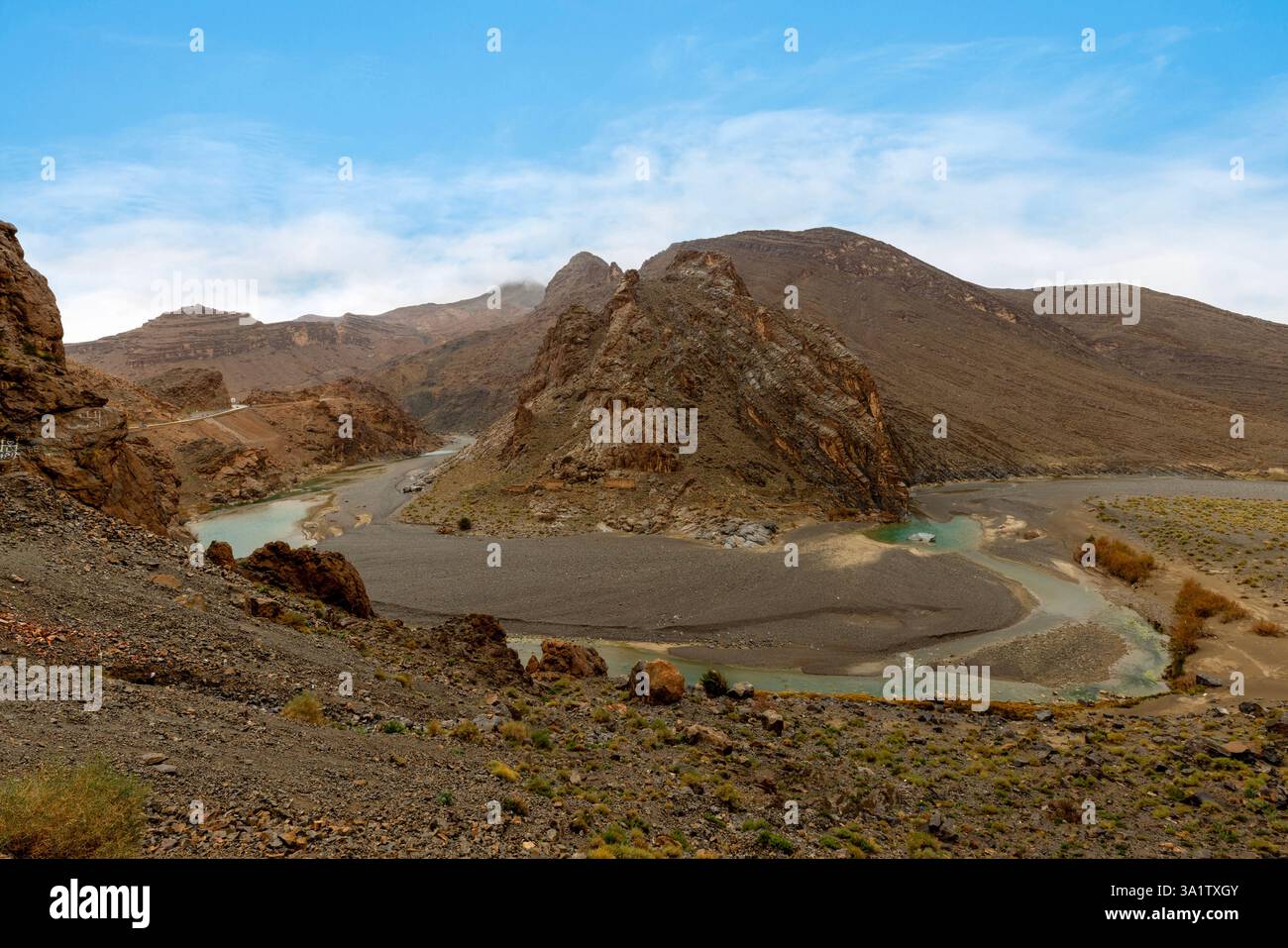 The Ziz Gorges near Errachidia, Morocco, are in the High Atlas ...