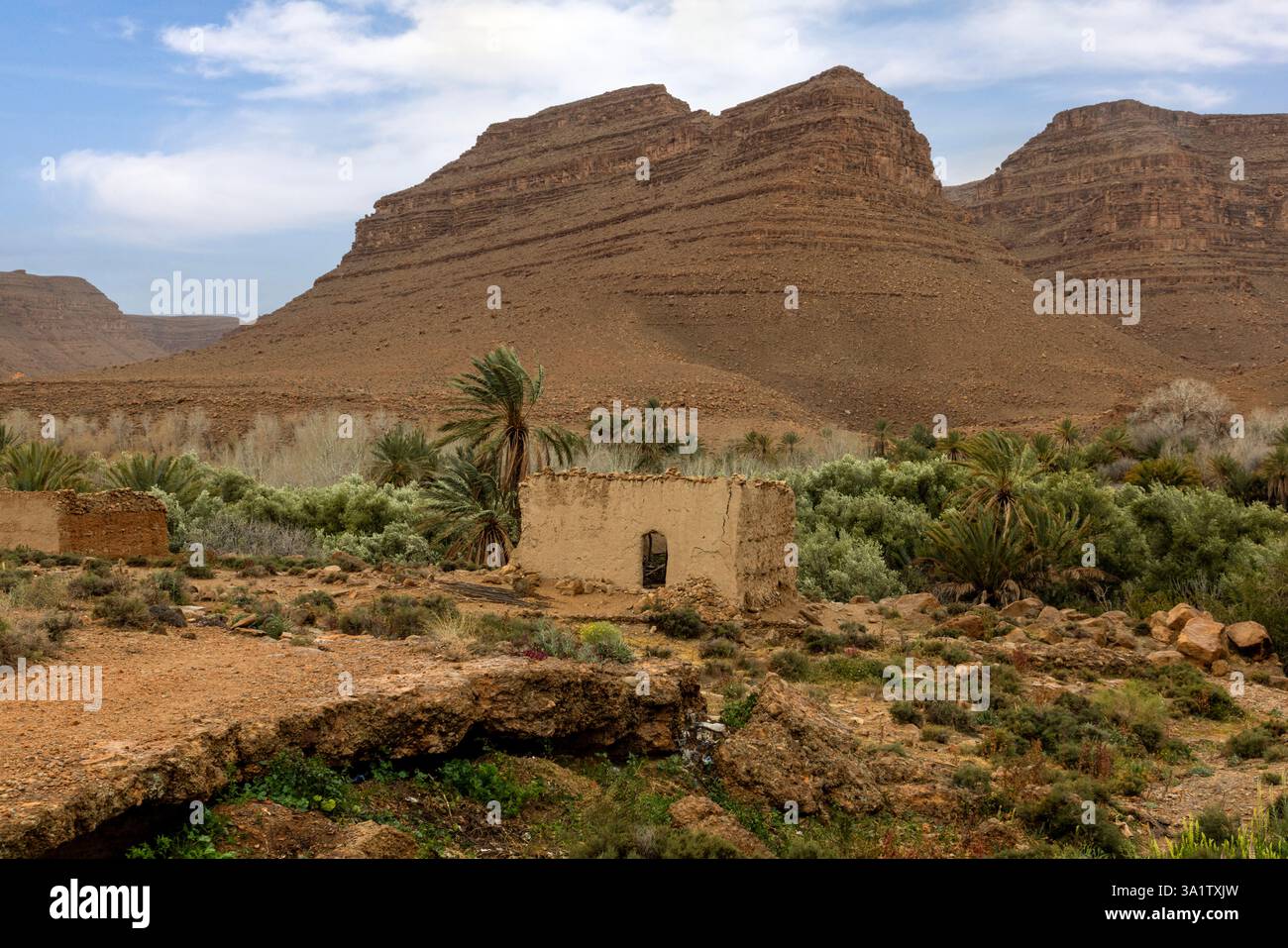 The Ziz Gorges near Errachidia, Morocco, are in the High Atlas ...