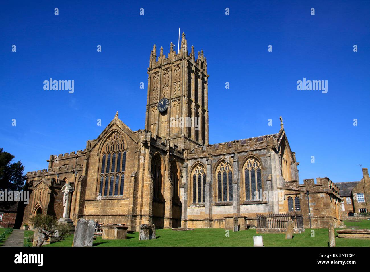 St Mary's Church Ilminster Somerset England uk Stock Photo - Alamy