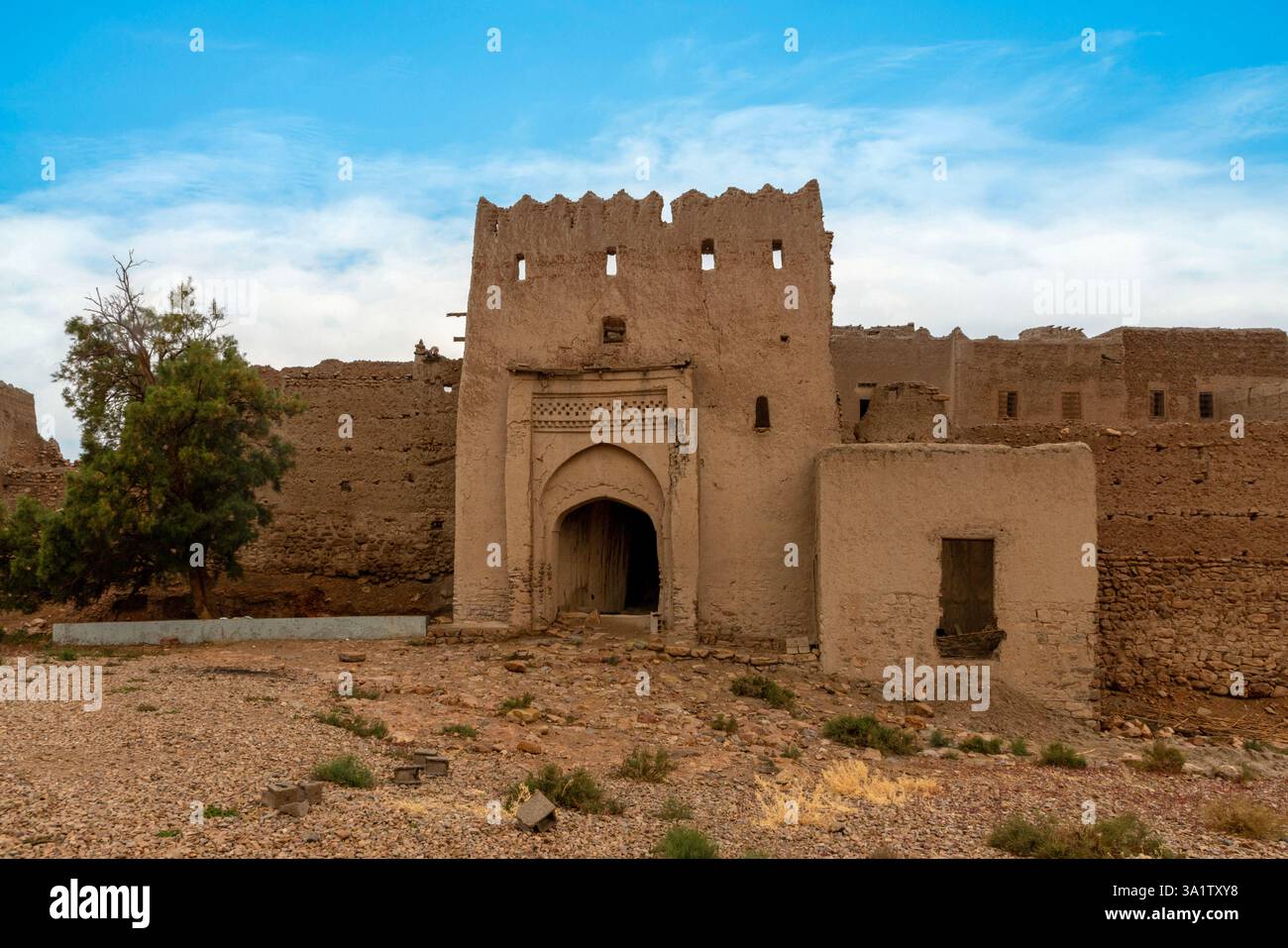 The Ziz Gorges near Errachidia, Morocco, are in the High Atlas Mountains and feature traditional ...
