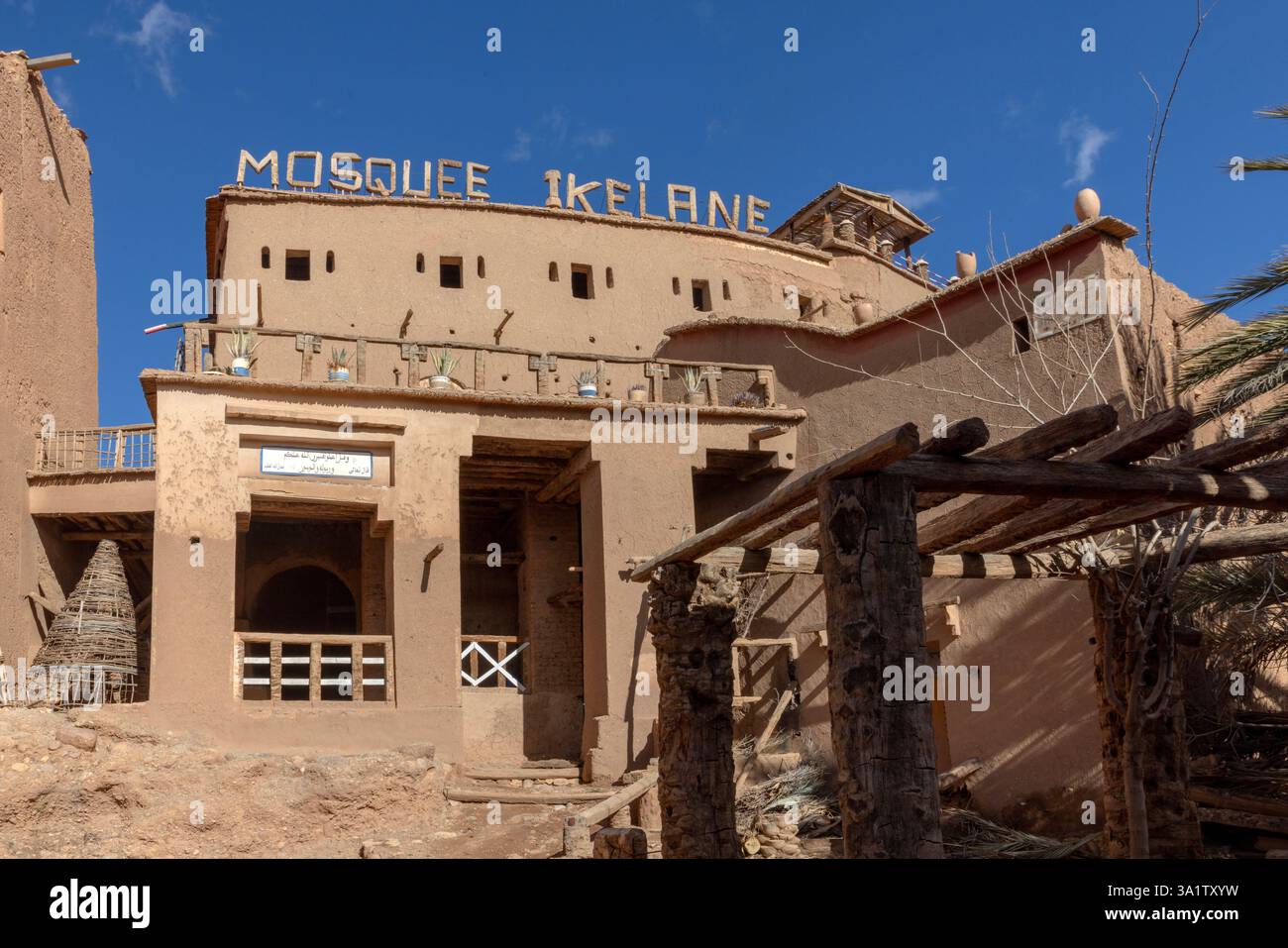 Tinghir, an old French garrison town in the Todra Valley, is built ...