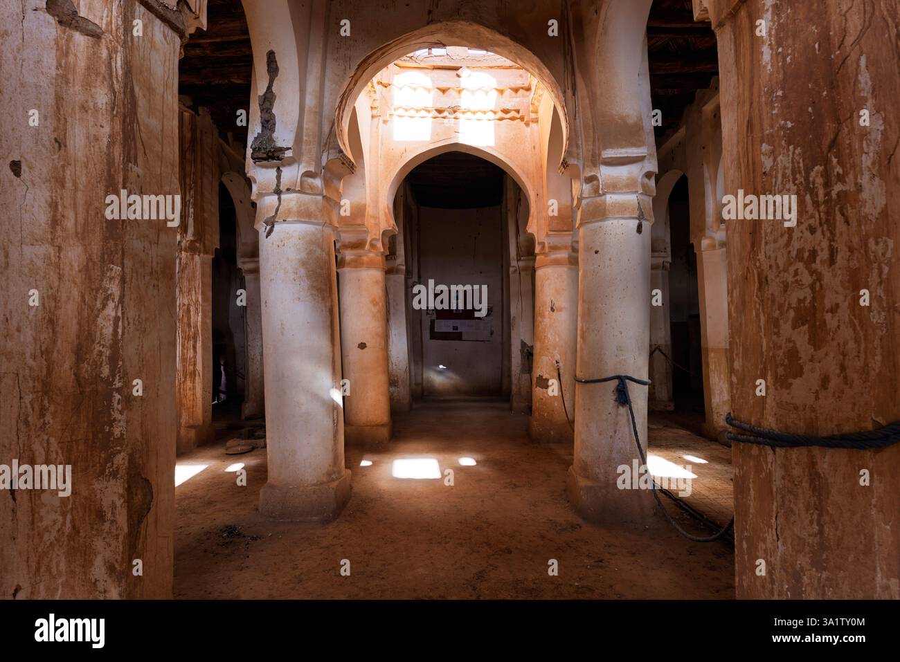 Tinghir, an old French garrison town in the Todra Valley, is built ...