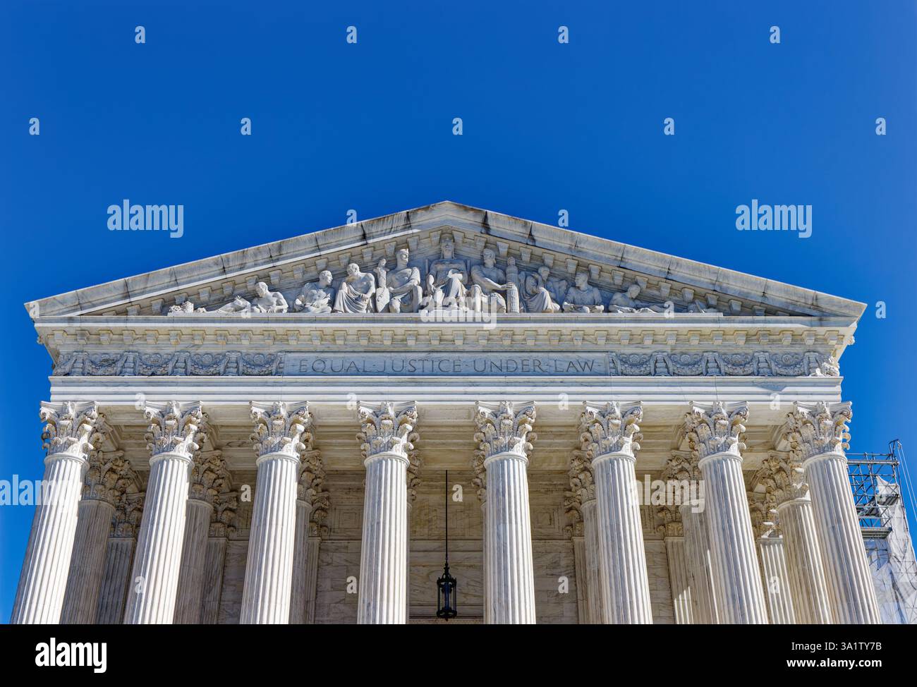 Equal Justice Under Law: west pediment, designed by Robert I. Aitken ...