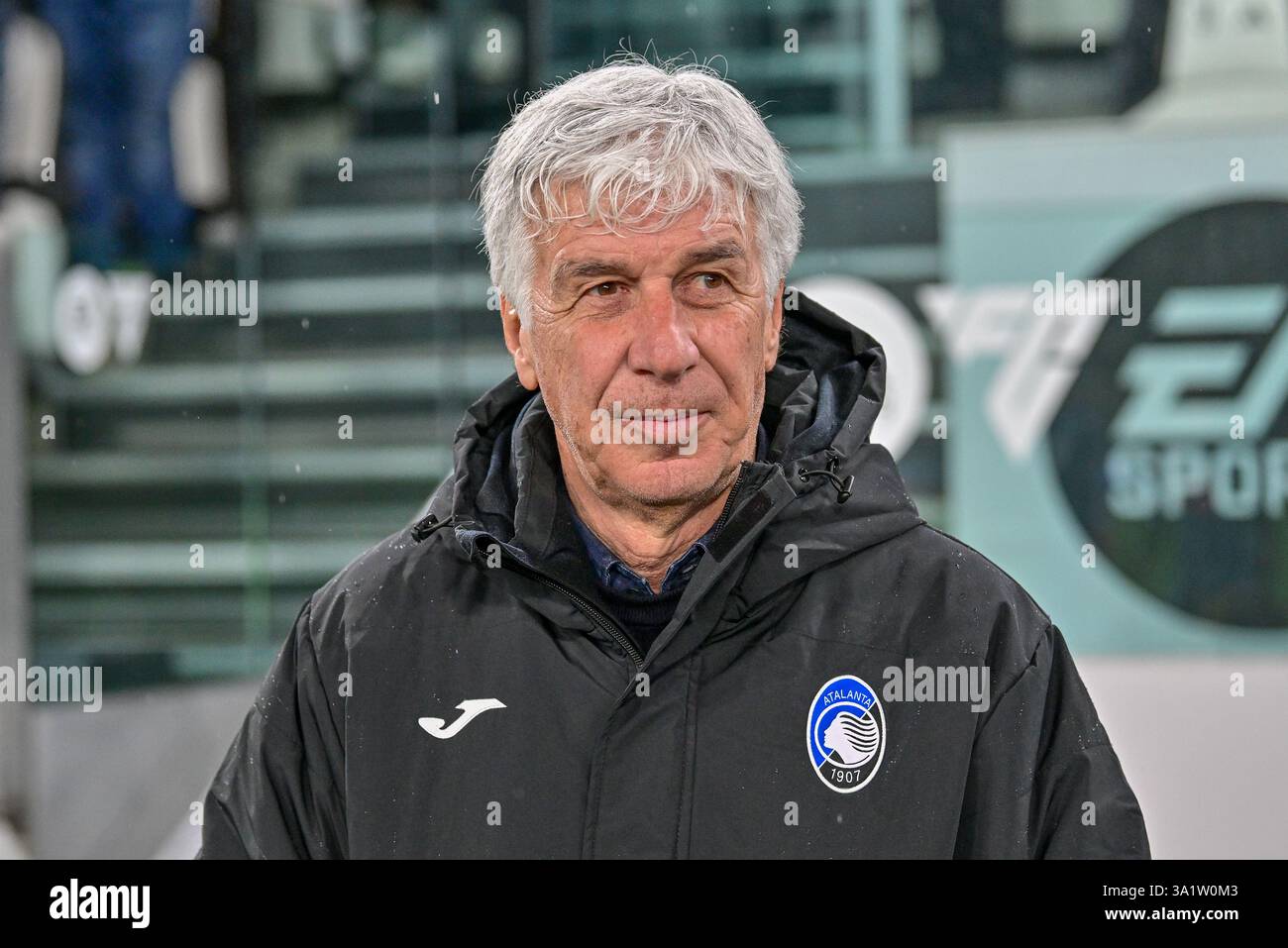 Turin, Italy. 09th Mar, 2025. Head coach Gian Piero Gasperini of ...