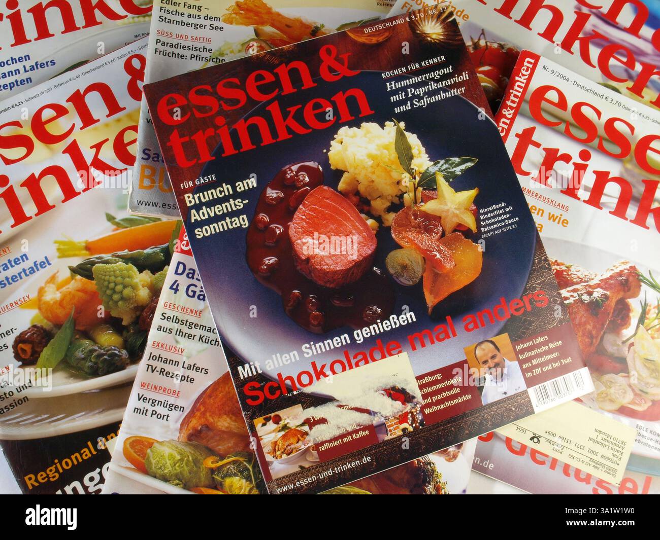 German food and cooking print magazines - Food Magazine Stock Photo - Alamy