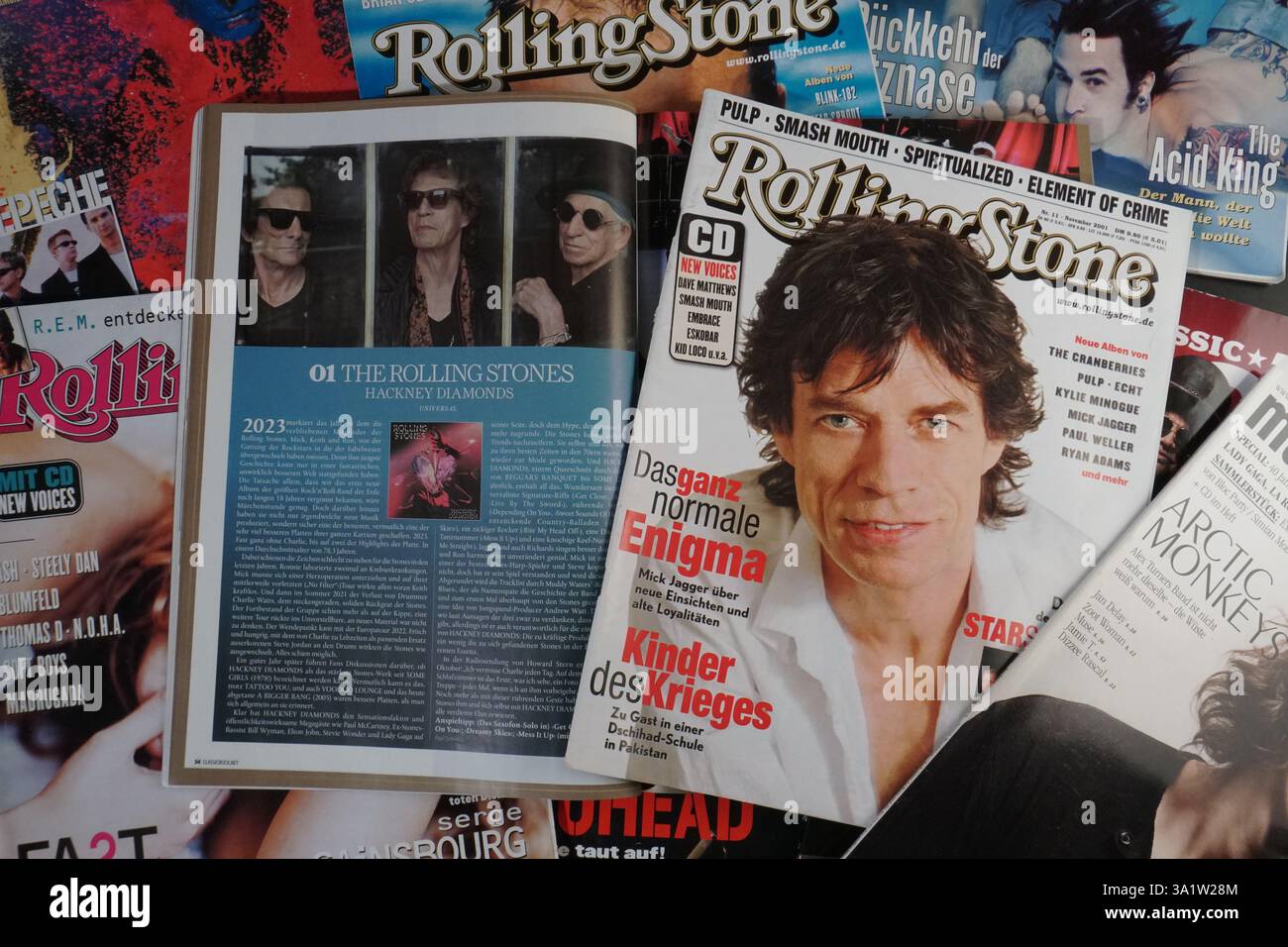 Music Magazine Covers with Mick Jagger - Rollings Stones and various ...