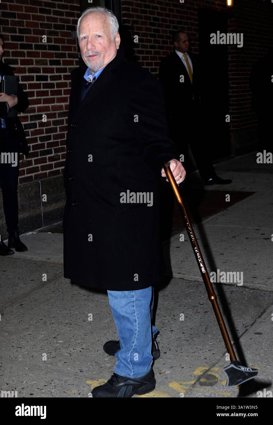 Actor Richard Dreyfuss made an appearance at The Late Show with Stephen ...