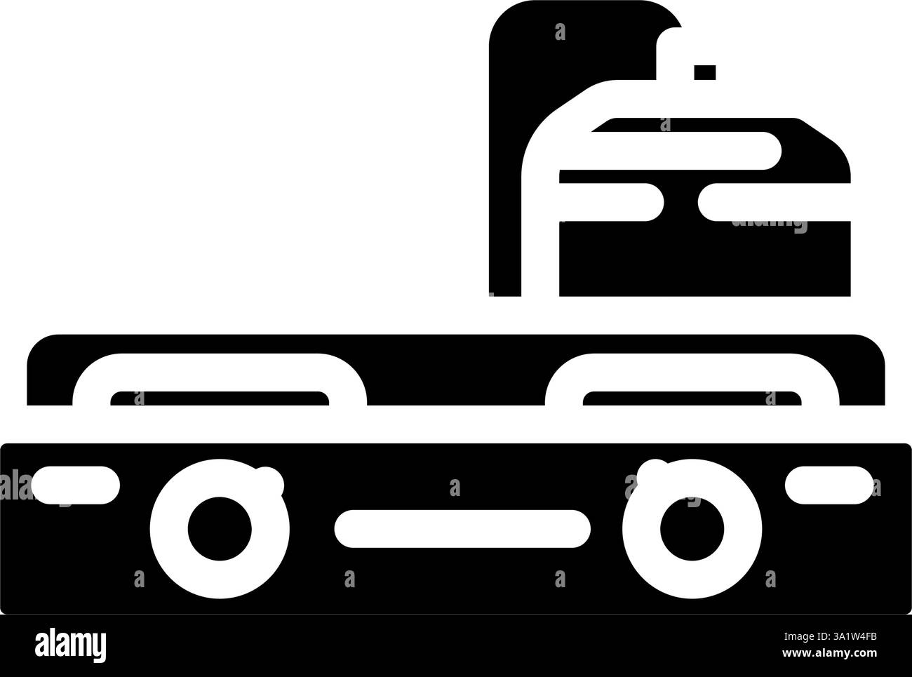 regulator gas burner stove glyph icon vector illustration Stock Vector ...