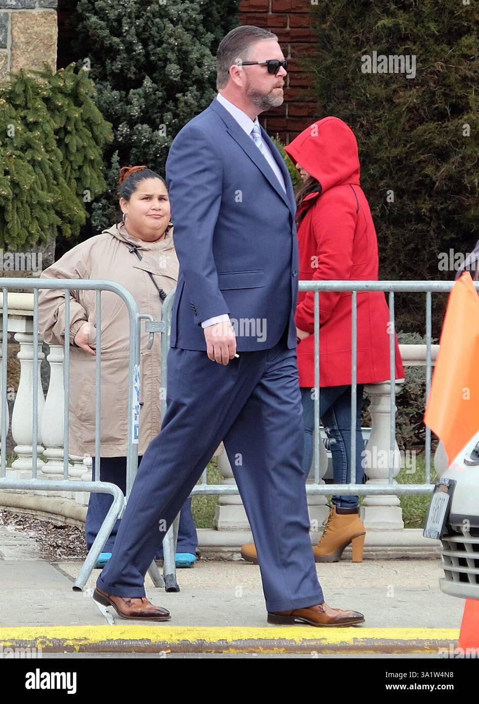Neil Murphy attending a wake for reality TV star Angela Raiola also ...