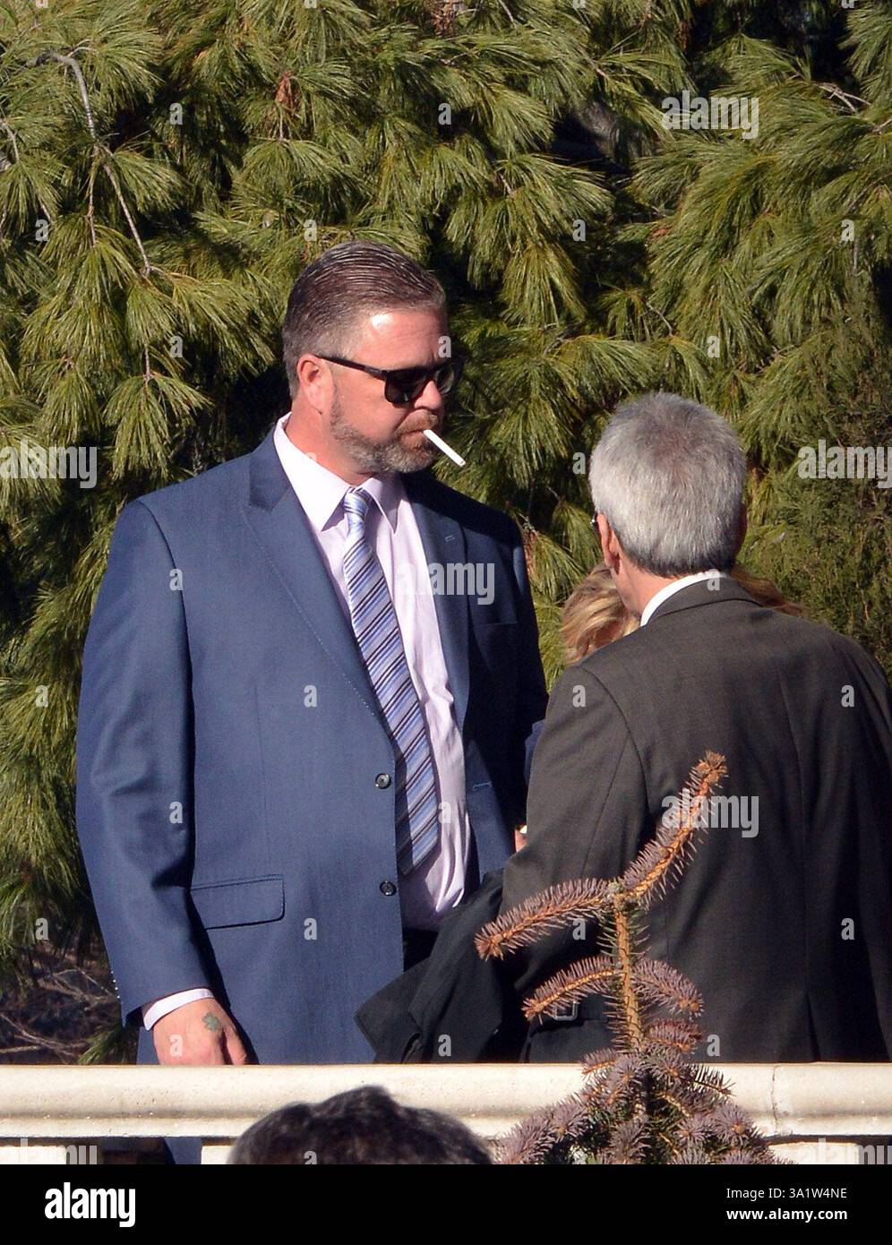 Neil Murphy attending a wake for reality TV star Angela Raiola also ...