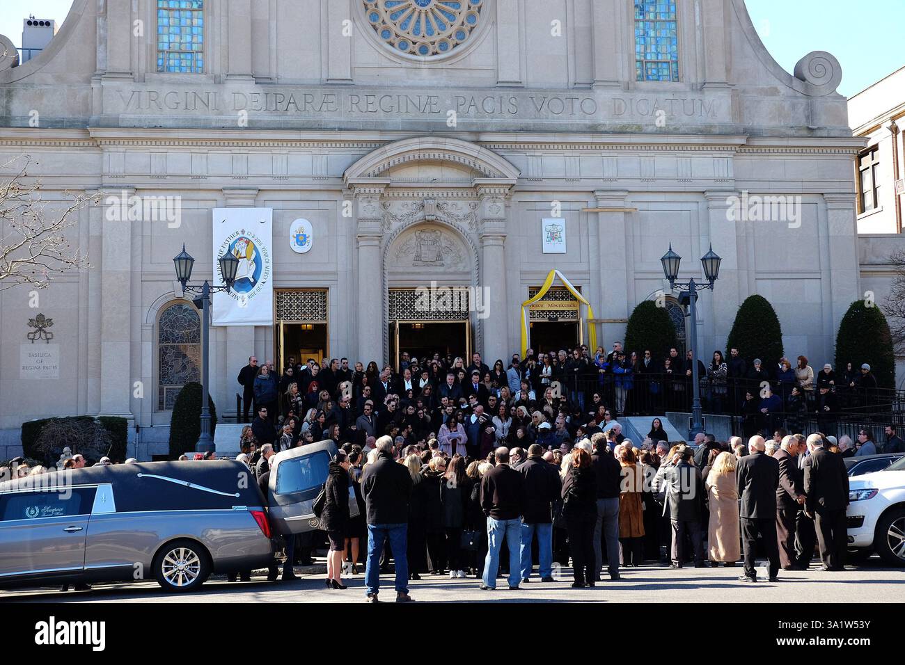 General views of the funeral for Angela 'Big Ang' Raiola at the ...