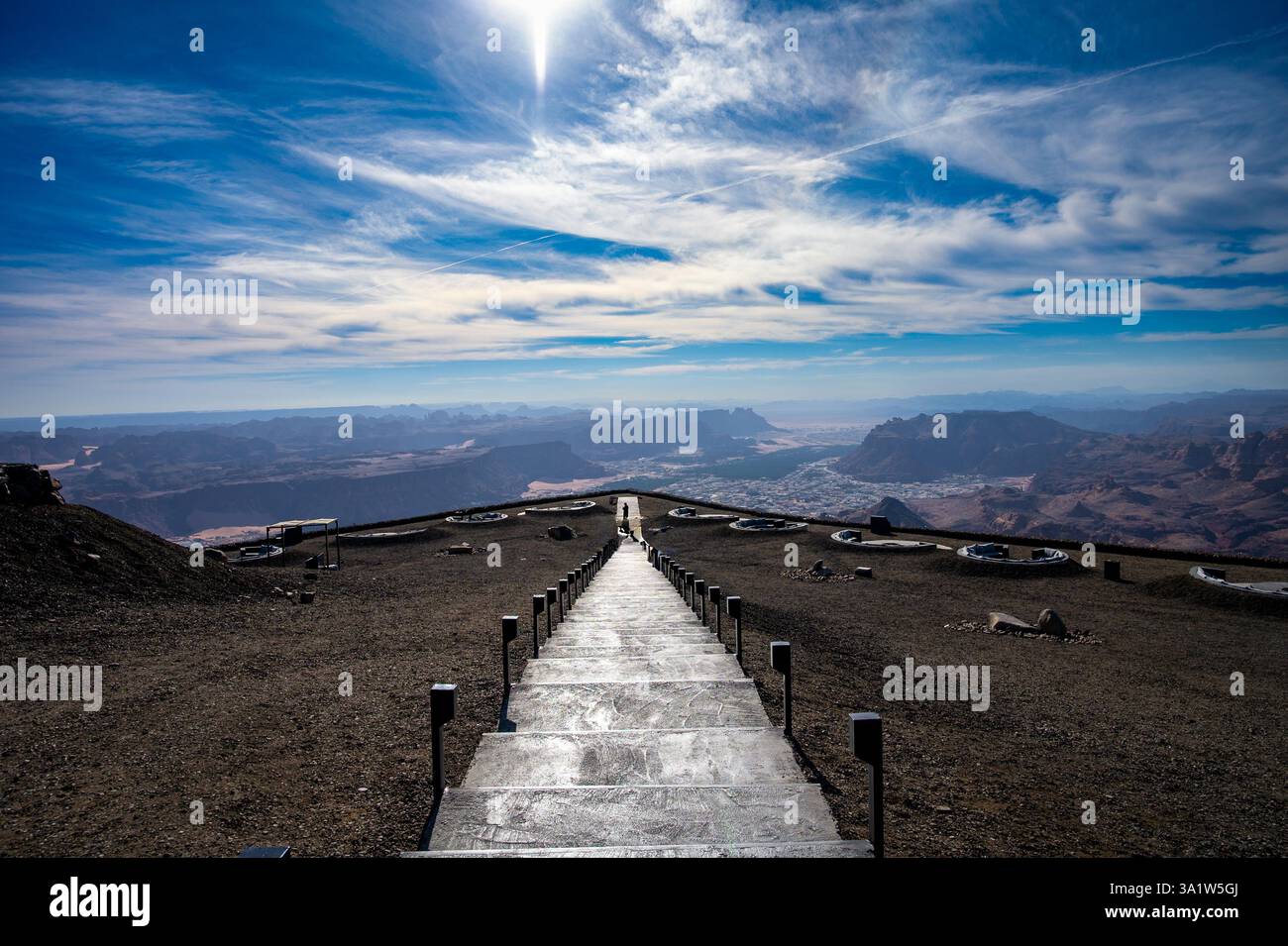 A beautiful landscape view from Al Ula view point, Harrat View Point ...
