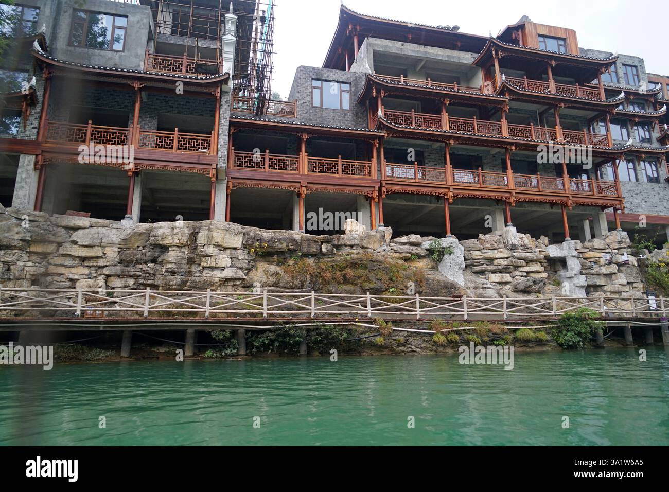 Shen Congwens Ancient Town, Zhangjiajie, Hunan, China Stock Photo - Alamy