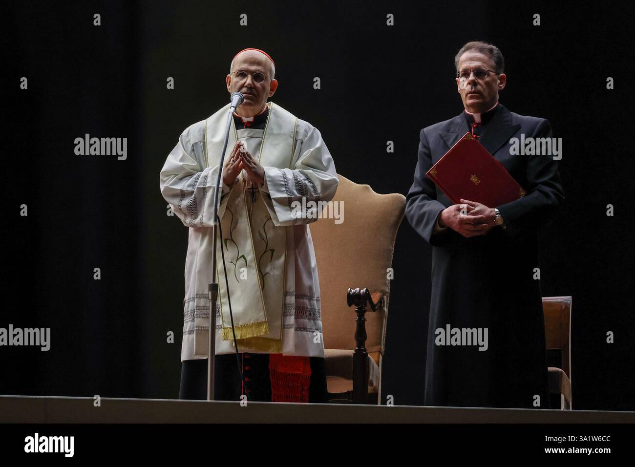 Vatican, Italy. 09th Mar, 2025. Cardinal José Tolentino de Mendonca ...