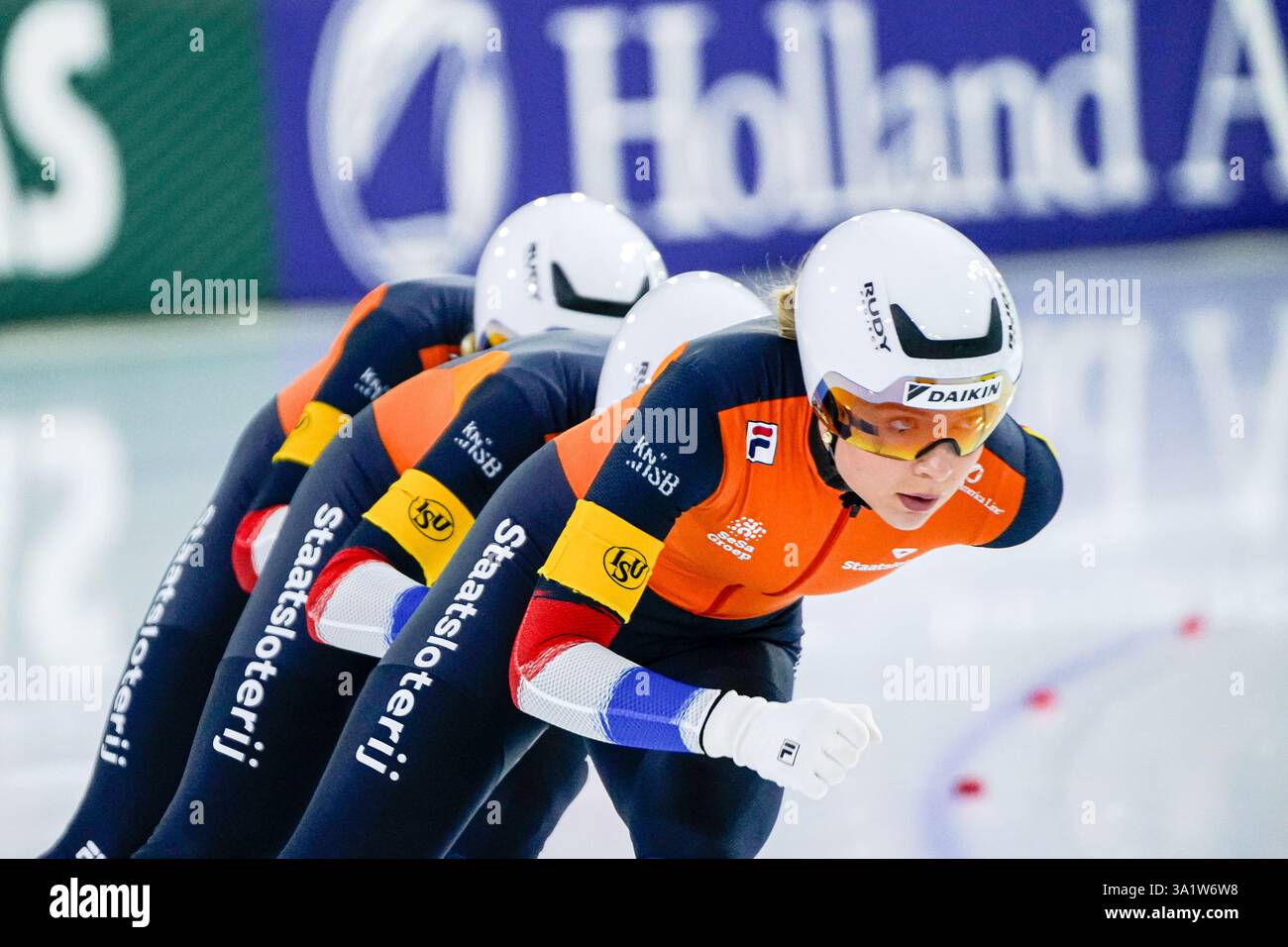 Heerenveen, Netherlands. 02nd Mar, 2025. HEERENVEEN, NETHERLANDS ...