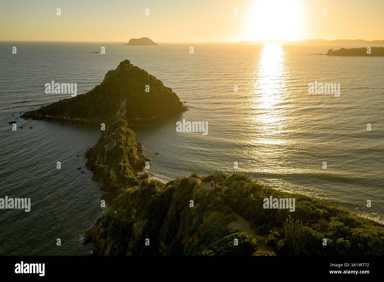 Beautiful Scenery During Sunrise at Ponta do Pai Vitorio Viewpoint With ...