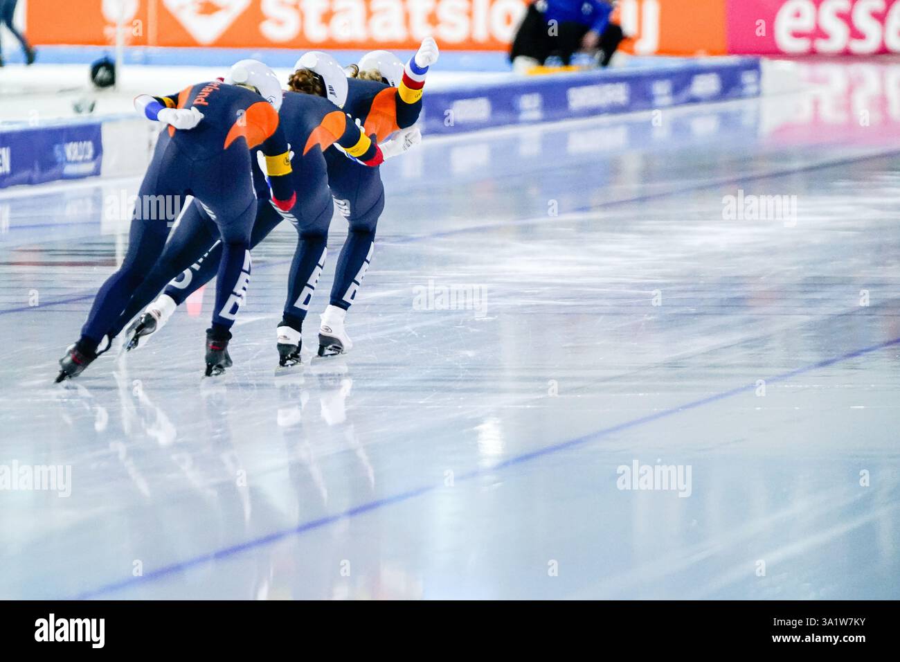 Heerenveen, Netherlands. 02nd Mar, 2025. HEERENVEEN, NETHERLANDS ...