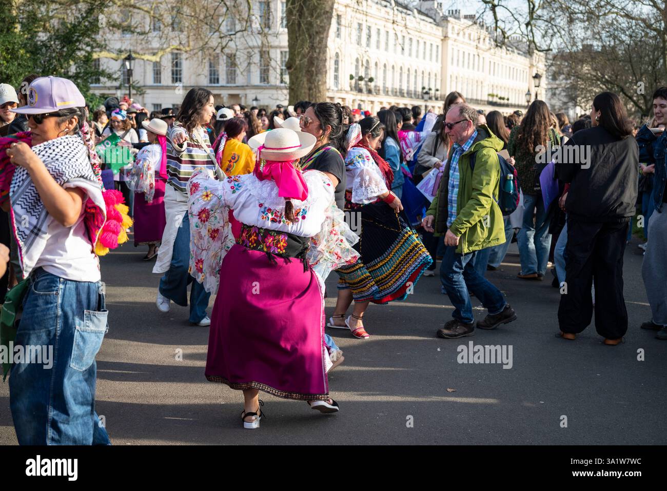 Latin American Women dance, International Women's Day Independent rally ...