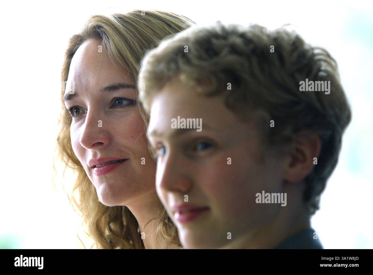 British actress Emily Woof and actor Sam Smith, pictured at a press ...