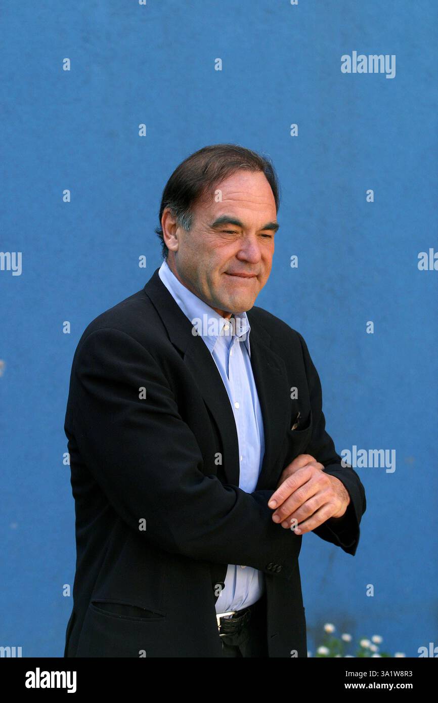 Legendary Hollywood director Oliver Stone pictured in Edinburgh before ...