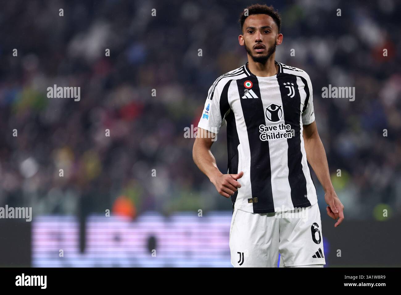 Torino, Italy. 09th Mar, 2025. Lloyd Kelly of Juventus Fc looks on ...