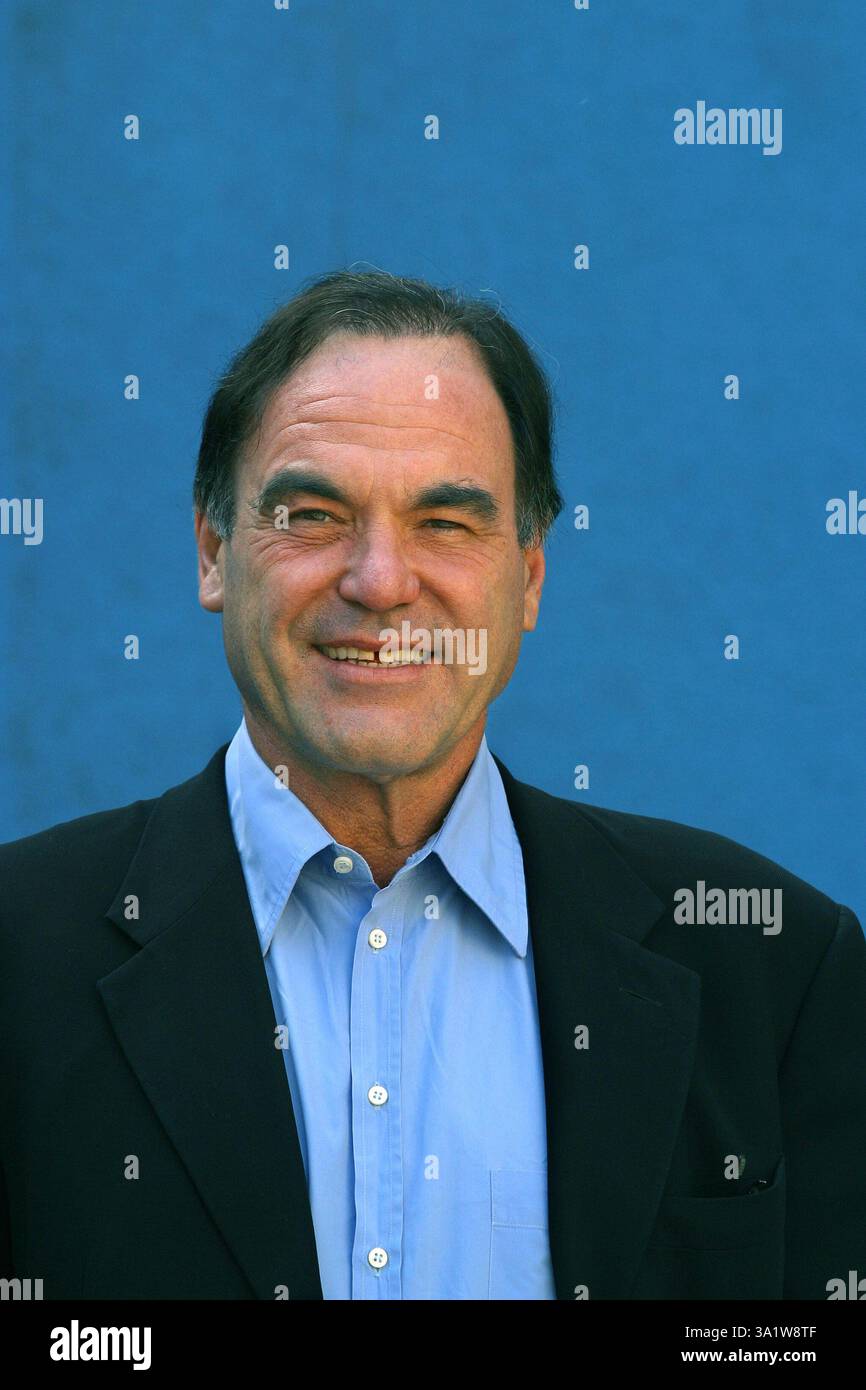Legendary Hollywood director Oliver Stone pictured in Edinburgh before ...