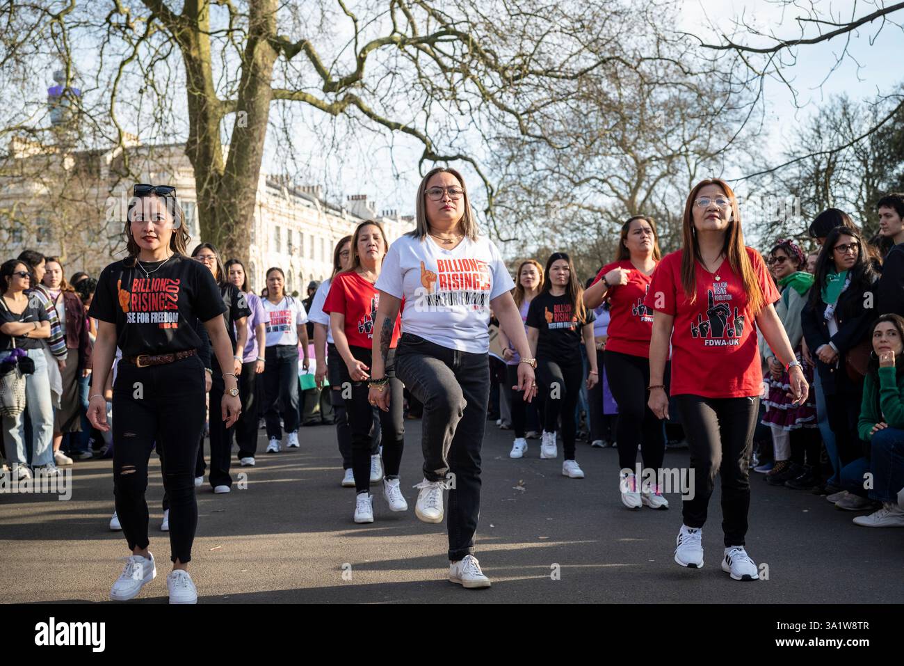Filipino care workers dance, International Women's Day Independent ...