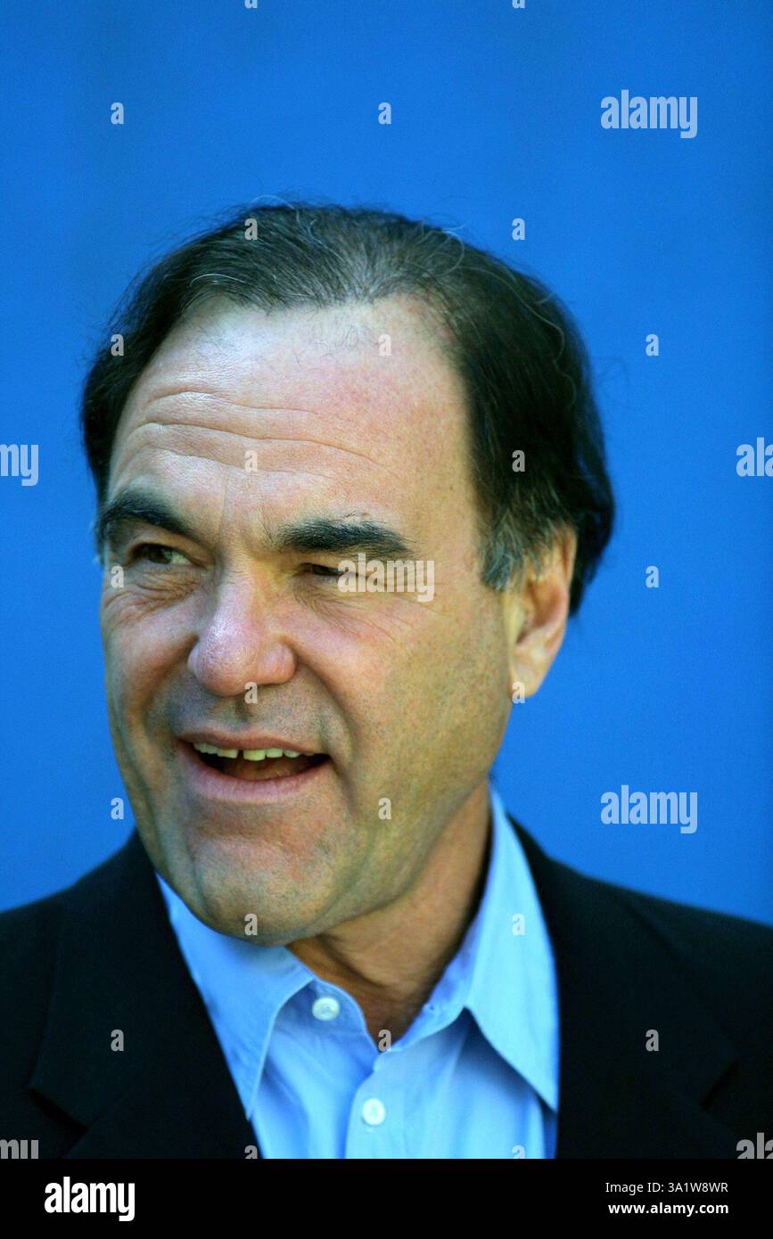 Legendary Hollywood director Oliver Stone pictured in Edinburgh before ...