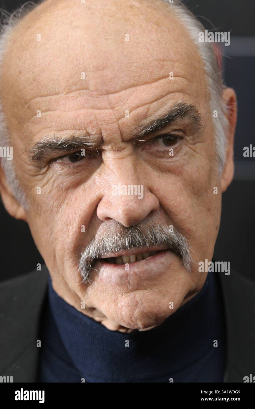 Legendary Scottish film star Sir Sean Connery arriving at Cineworld ...