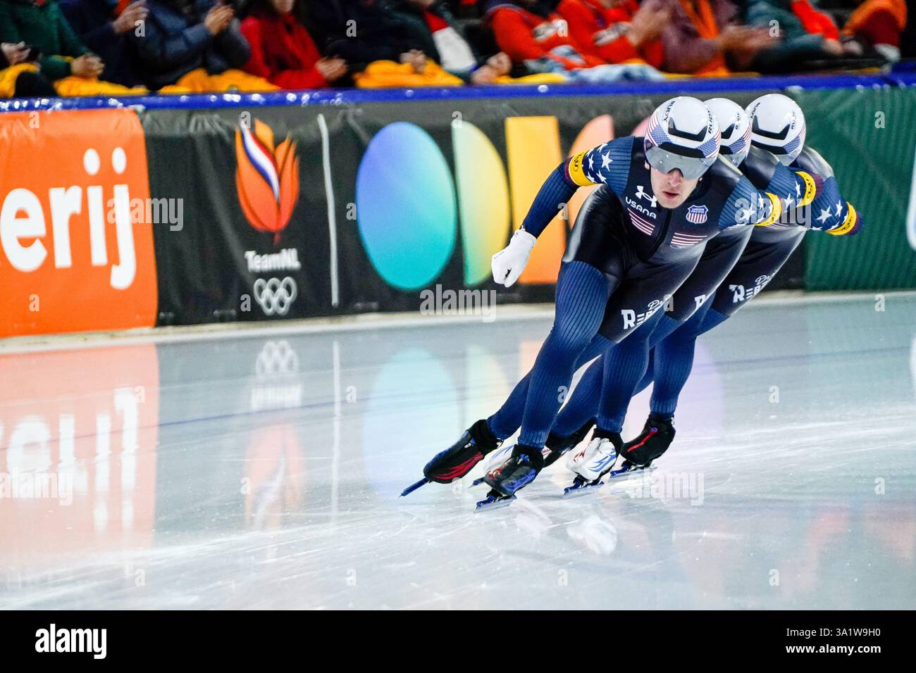 HEERENVEEN, NETHERLANDS - MARCH 2: Casey Dawson of United States of ...