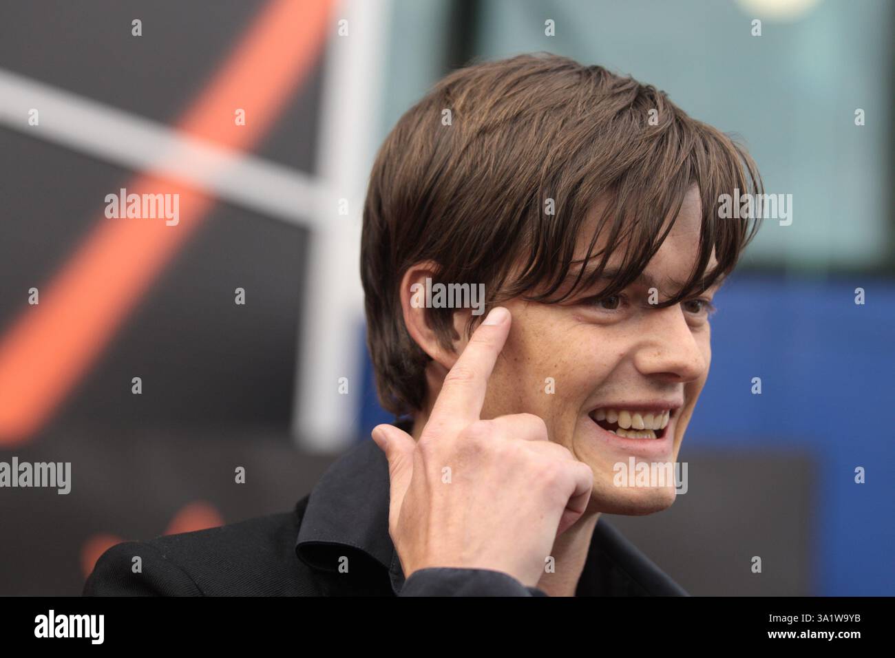 British film actor Sam Riley arriving at the Cineworld cinema for the ...