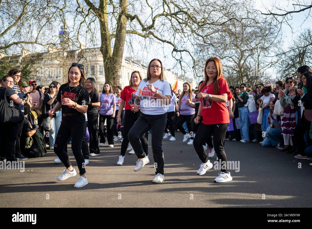 Filipino care workers dance, International Women's Day Independent ...