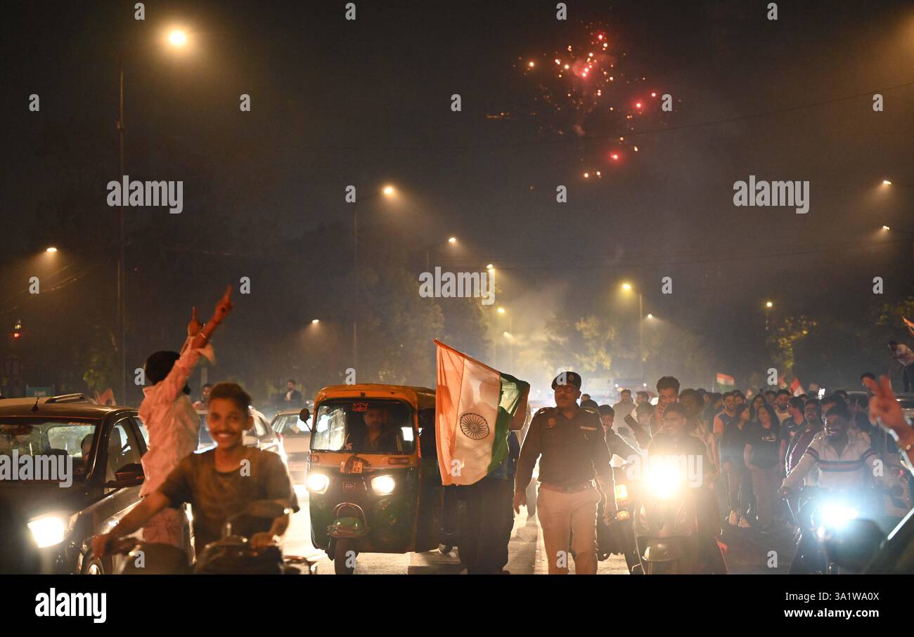 New Delhi, India. 09th Mar, 2025. NEW DELHI, INDIA - MARCH 9: Cricket ...