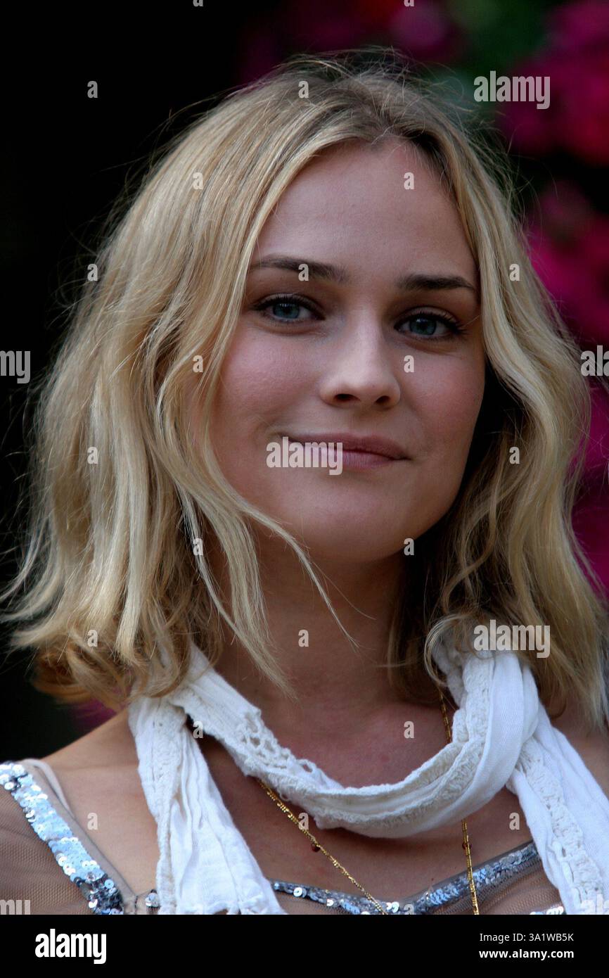 German film star Diane Kruger pictured at a photocall with director ...