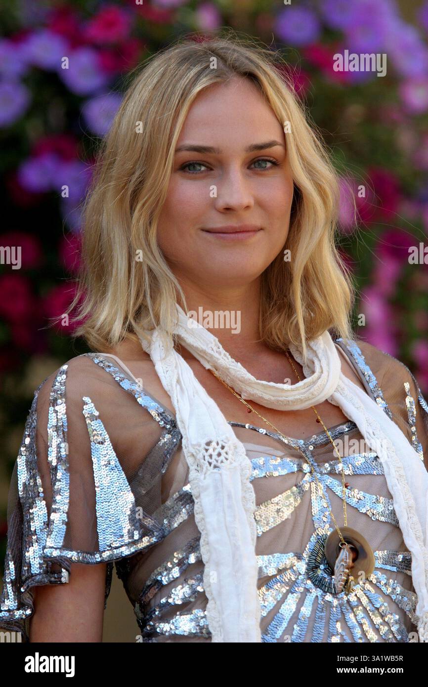 German film star Diane Kruger pictured at a photocall with director ...