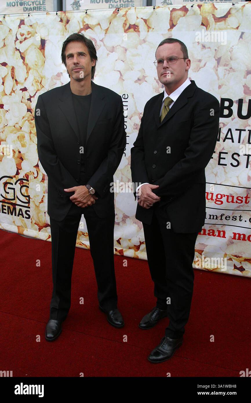 Director Walter Salles (left, pictured with Festival director Shane ...