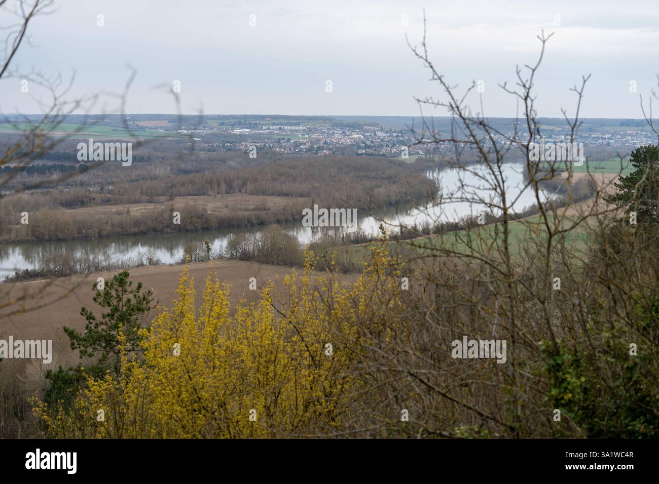 Exploring the breathtaking landscapes of La Roche-Guyon overlooking the ...