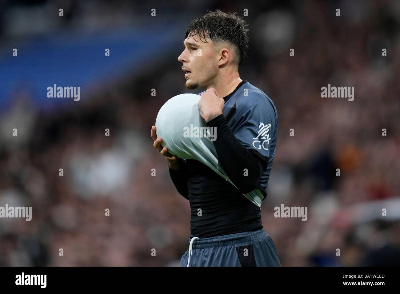 Madrid, Spain. 10th Mar, 2025. Andrei Florin Ratiu of Rayo Vallecano ...