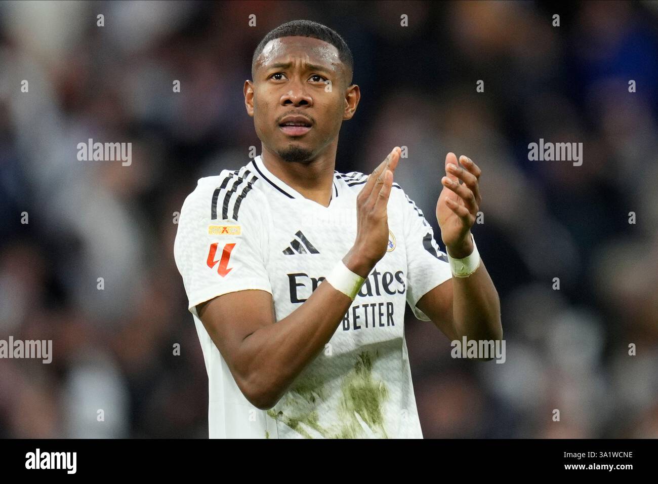 David Alaba of Real Madrid CF during the La Liga EA Sports match ...