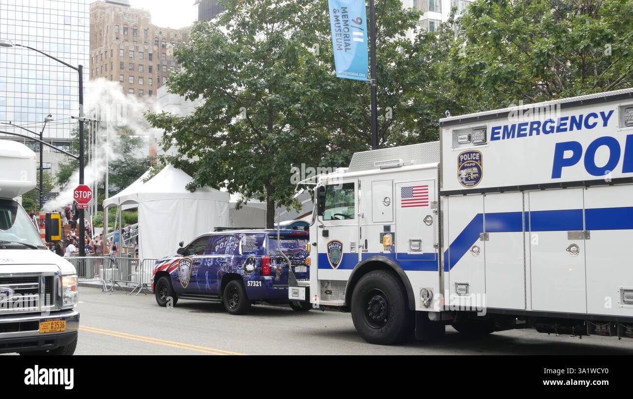 New York City, United States - 11 September 2023: Firefighters ...