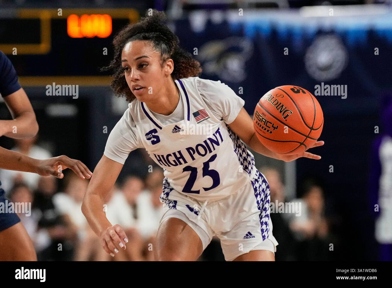 High Point guard Aaliyah Collins (25) plays during the first half of ...
