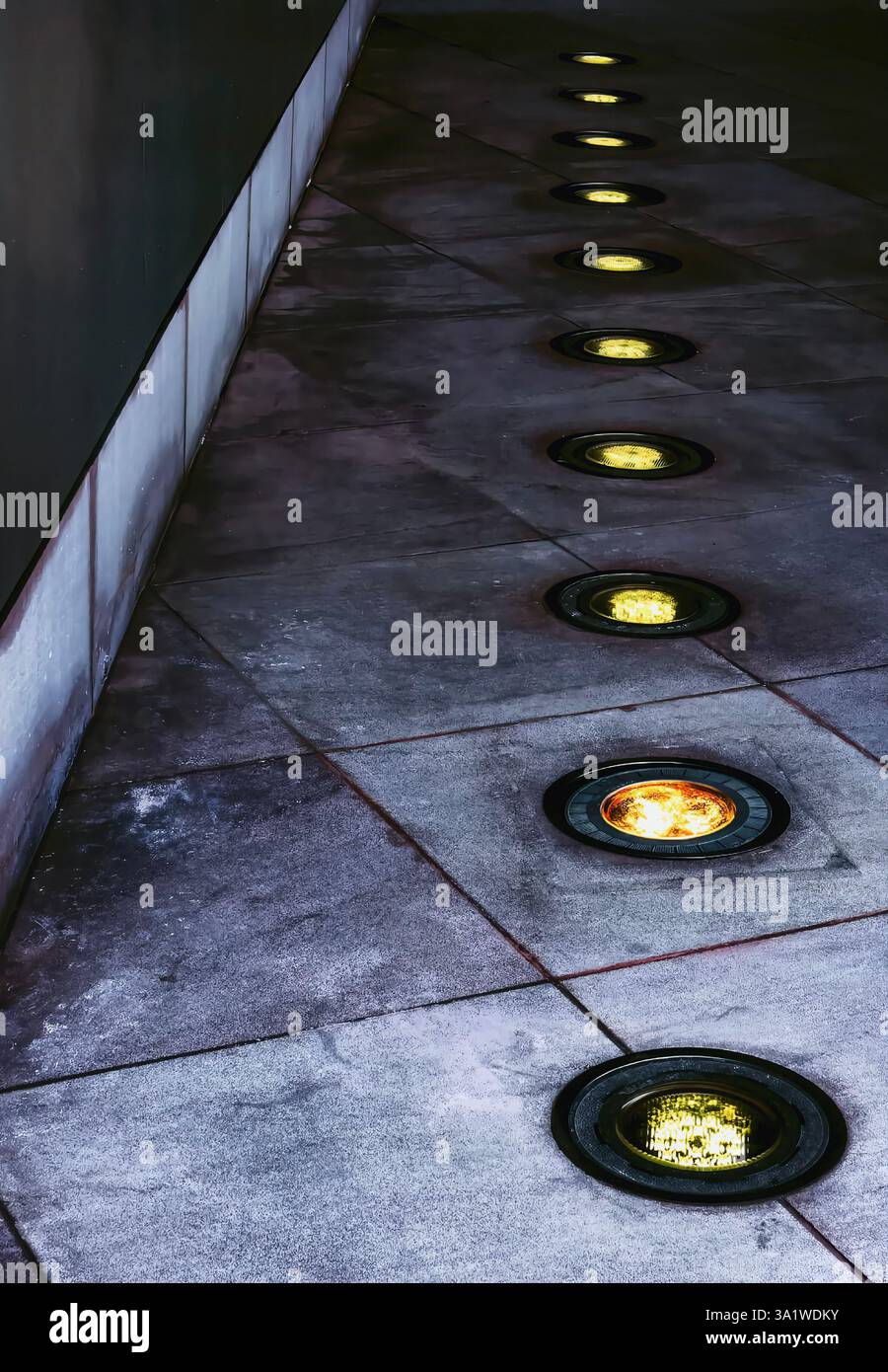 Recessed floor lighting hi-res stock photography and images - Alamy